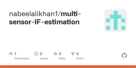 GitHub Nabeelalikhan Multi Sensor IF Estimation