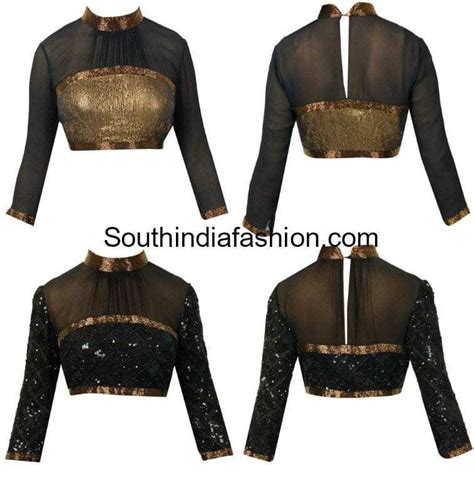 High Neck Blouse Fashion Trends South India Fashion