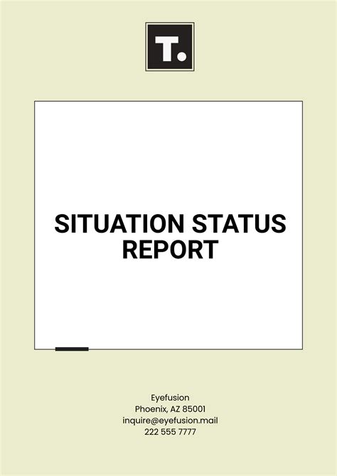Free Administration Status Report Template To Edit Online