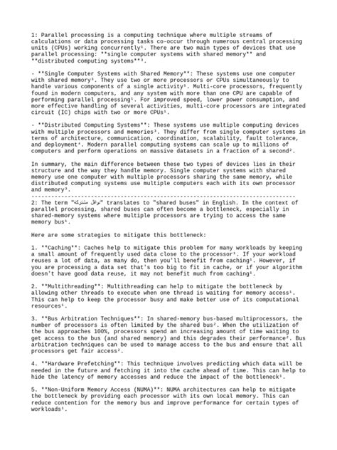 Parallel X1 Pdf Central Processing Unit Parallel Computing