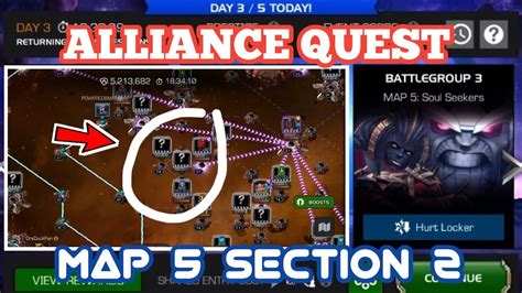MCOC ALLIANCE QUEST MAP MARVEL S CONTEST OF CHAMPIONS YouTube