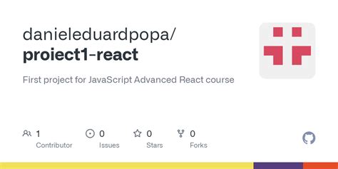 Github Danieleduardpopaproiect1 React First Project For Javascript Advanced React Course