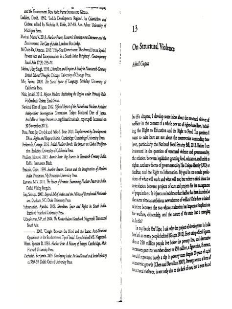 Akhil Gupta On Structural Violence Pdf