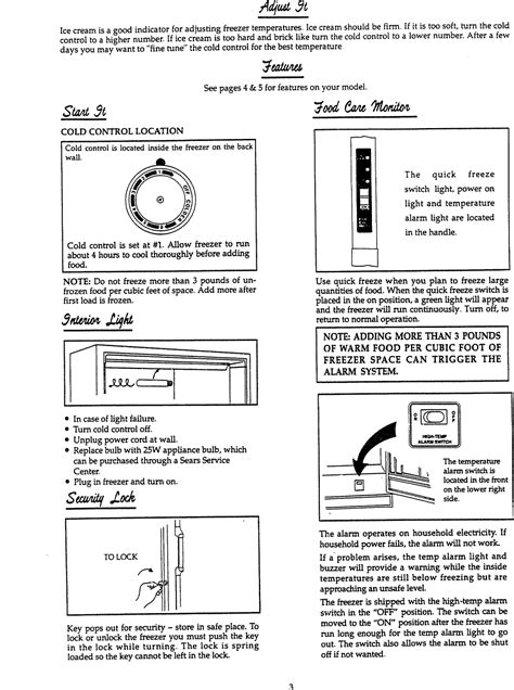 Kenmore 2539235711 User Manual Upright Freezer Manuals And Guides L0808364
