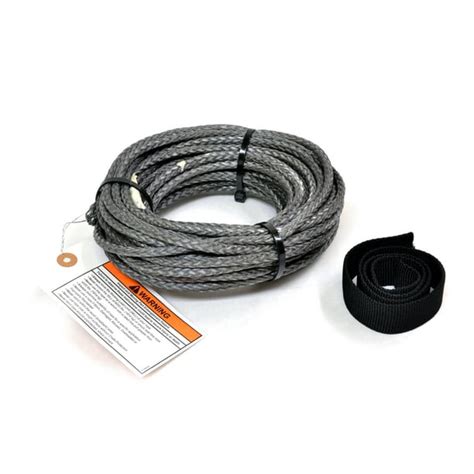 Warn78388 Synthetic Winch Cable For Warn Dc1000 Indust Hoist 7 32 Dia X 55 Ft Walmart