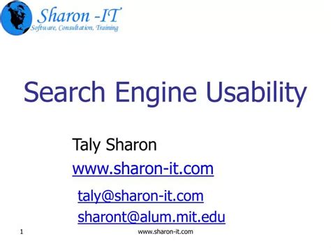 ppt search engine usability powerpoint presentation free download
