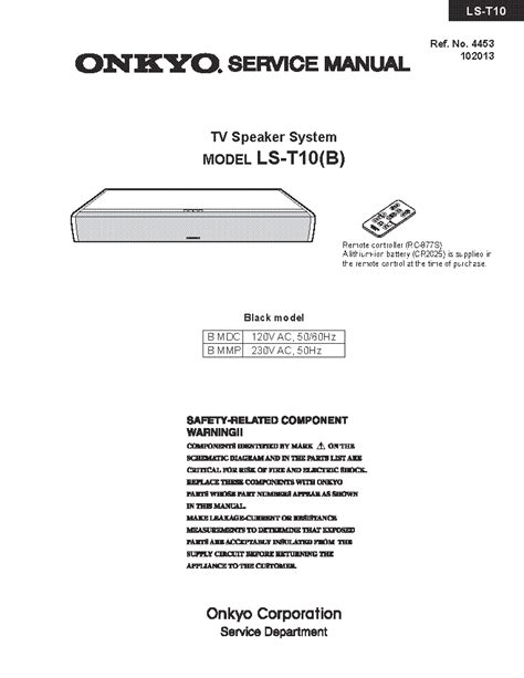 ONKYO LS T SM Service Manual Download Schematics Eeprom Repair Info For Electronics Experts