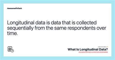 What Is Longitudinal Data Awesomefintech Blog