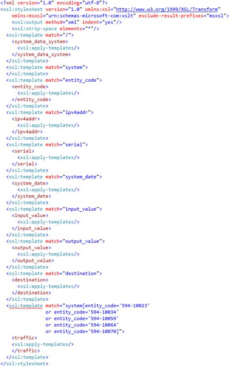 Using Xslt To Filter Data