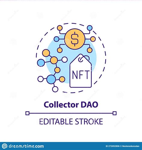 Collector Dao Concept Icon Stock Vector Illustration Of Abstract 272052806