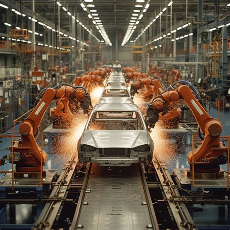 Free Robotic Assembly Line Image Download At Stockcake