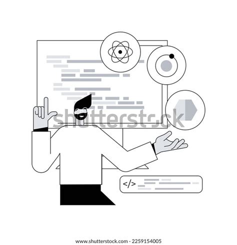 Crossplatform Frameworks Abstract Concept Vector Illustration Stock