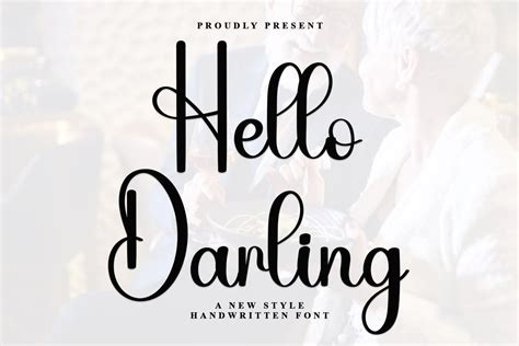 hello darling font