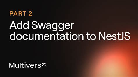 Part 2 Add Swagger Documentation To Nestjs Youtube