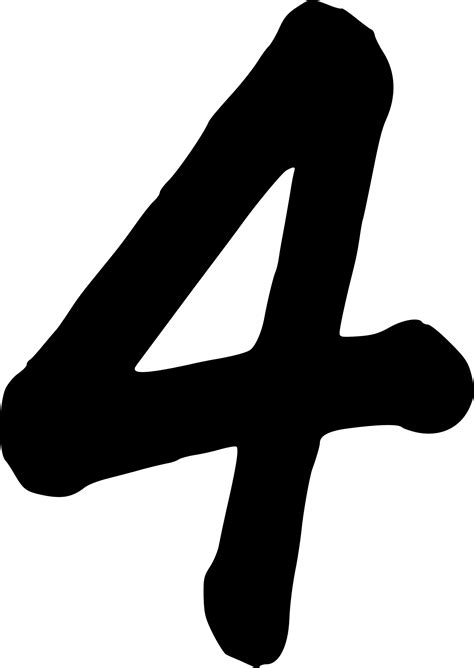 Free Number 4 Download Free Number 4 Png Images Free Cliparts On Free