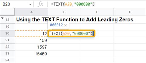 Ways To Add Leading Zeros In Google Sheets Ok Sheets