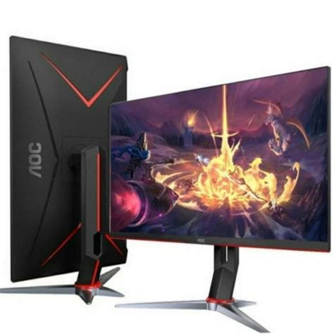 Jual MONITOR LED AOC 24G2 144HZ 1MS FLAT FreeSyncFrameless Shopee Indonesia