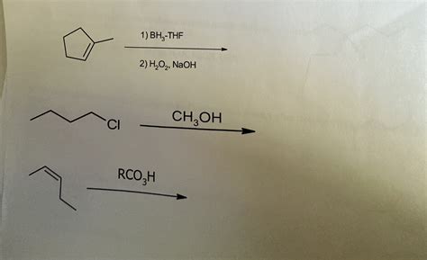 Solved Predict The Expected Major Products For The Following