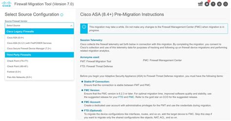 Migrate Asa To Firepower Threat Defense Ftd Using Fmt Cisco