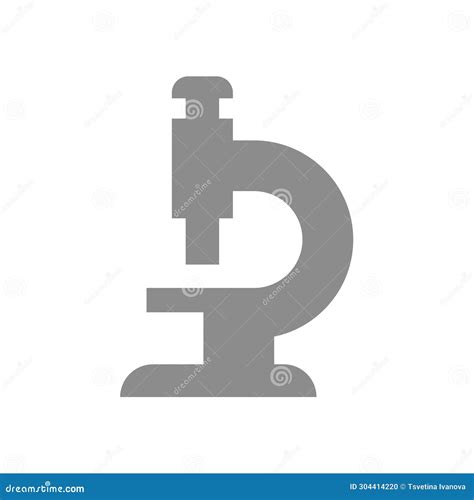 Microscope Vector Icon Stock Vector Illustration Of Vector 304414220