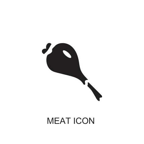 Premium Vector Meat Vector Icon Icon