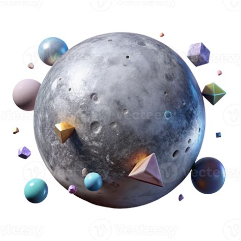 Stunning Modern Pluto Dwarf Planet Icy Surface Cutout For Astronomy Education Genuine 59147797 Png