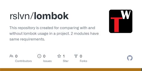 GitHub Rslvn Lombok This Repository Is Created For Comparing With And Without Lombok Usage In