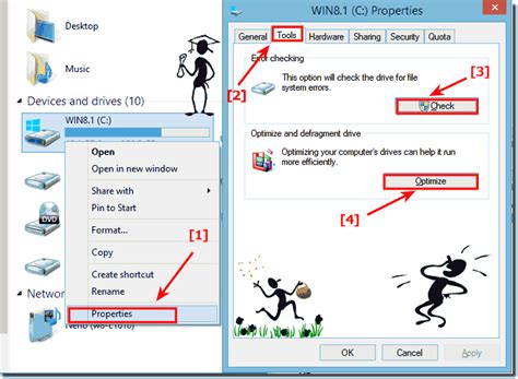 Defragmenter In Windows 8 1 10 Hard Drives Optimization