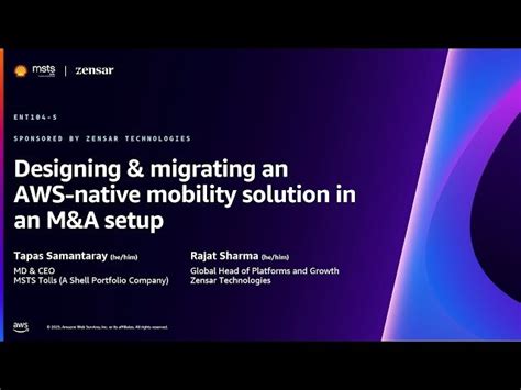 Free Video Designing And Migrating Aws Native Mobility Solutions For M