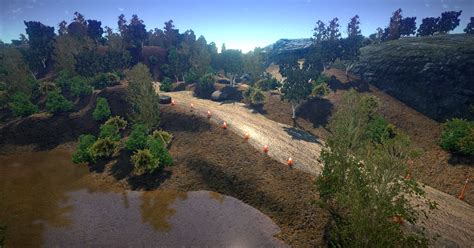 Off Road Rally Race Track 1 Forest Road 3d Roadways Unity Asset