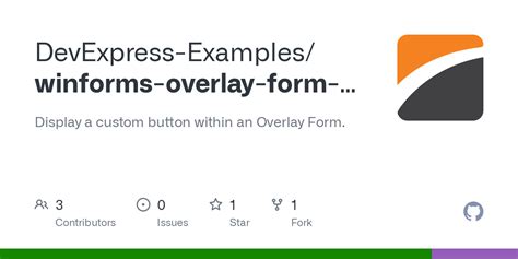 Github Devexpress Exampleswinforms Overlay Form Display Custom