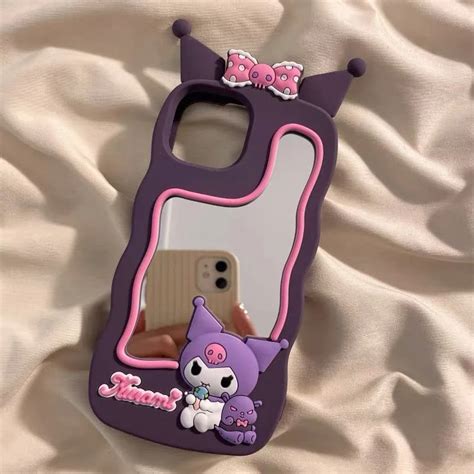 Moboluxe موبولوکس قاب گوشی کرومی آیینه برجسته سیلیکونی عروسکی آیفون