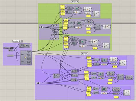 利用 Grasshopper Firefly 控制 Arduino 教學 8 使用光敏電阻控制rhino裡的蓮花模型開闔