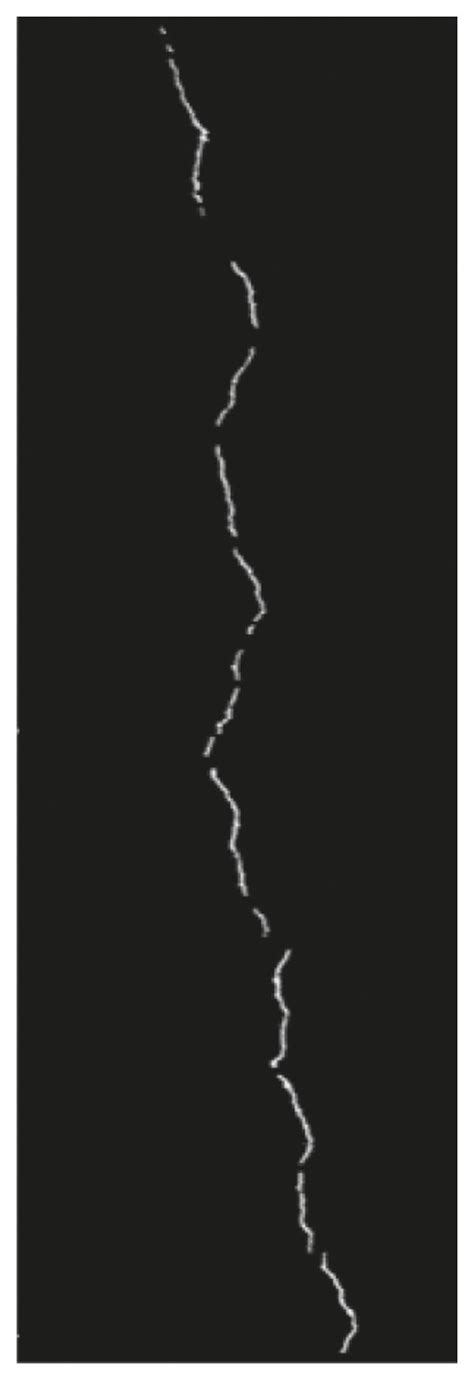 The Process Of Filtering The Connected Domain To Eliminate The Noncrack