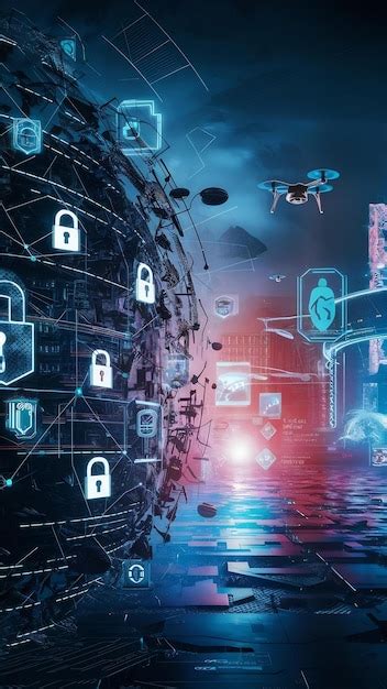 Digital Data Connection Technology Network And Cyber Security Concept Digital Cyberspace Future