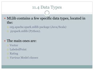 Learning Spark Ch Machine Learning With MLlib PPTX Programming Languages Computing
