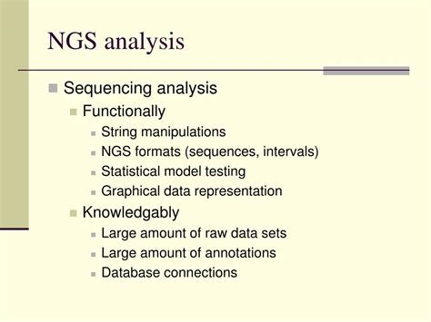 PPT NGS Data Analysis In R Biostrings And Shortread PowerPoint Presentation ID