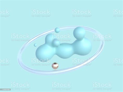 기하학적 모양 공중 부양 유리 제 프레임 추상적 인 3d 렌더링의 파란 파스텔 장면 그룹 0명에 대한 스톡 사진 및 기타 이미지 0명 3차원 형태 개념 Istock