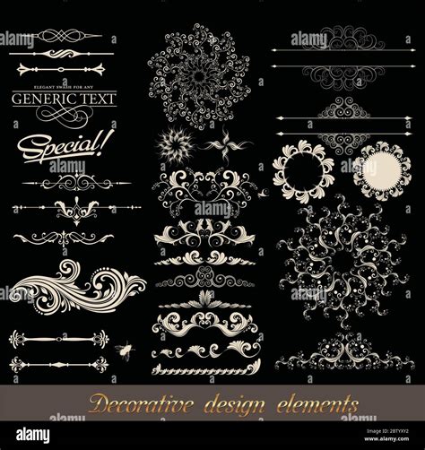 Vintage Design Vintage Classicial Design Border Flower Corner Elegant Design Vintage Pattern