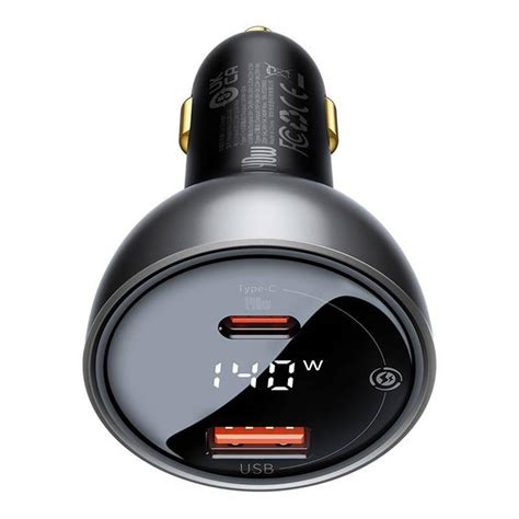 Baseus Superme Autós Töltő Usb Usb C 140w Fekete Baseus Hu
