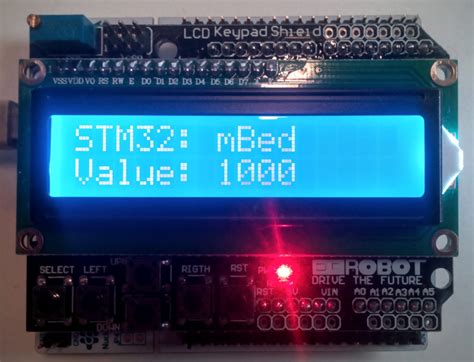 stm32 Без страху stm32 Підключення 1602 lcd keypad shield до
