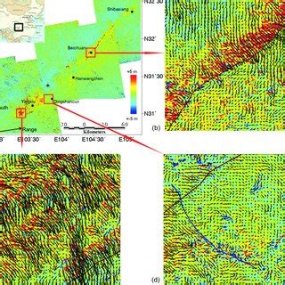 Sub Pixel Offset Map In Azimuth Direction The Epicenter Of The Main Download Scientific
