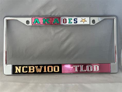 AKA NCBW100 OES TLOD Split License Frame Quality Laser Design