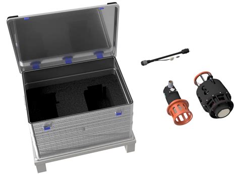 USB B Kit With Tether Lock Blue Logic