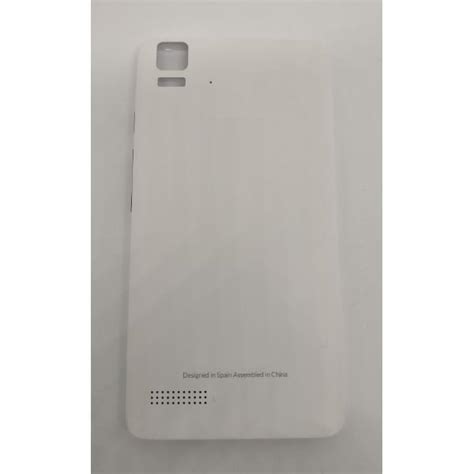 Comprar Carcasa Tapa Trasera Para Bq E4 Blanca Recuperada Repuestos Fuentes