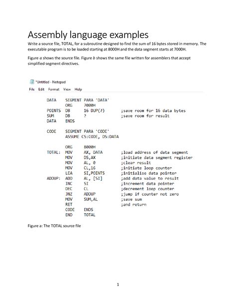 Solution Assembly Language Examples Studypool