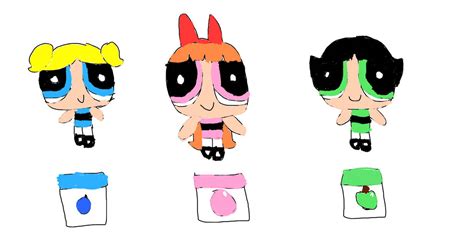 Powerpuff Girls Ice Cream Flavors By Simpsonsfanatic33 On Deviantart