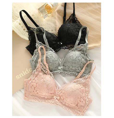 Сексуальный бюстгальтер пуш ап комплект нижнего белья хлопковый толстый бюстгальтер серый