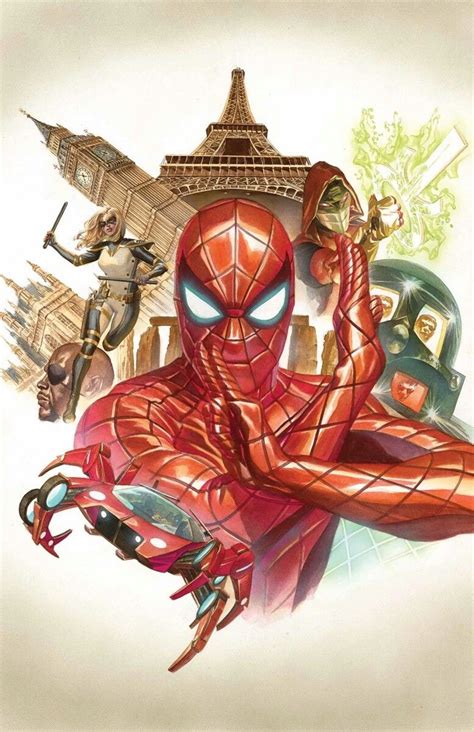 Alex Ross Spiderman Comic Books Art Alex Ross