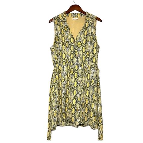 Hummingbird Dresses Hummingbird Python Print Shirt Dress Poshmark